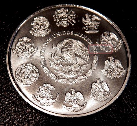 2002 Mexico One Ounce 999 Pure Silver Libertad Coin
