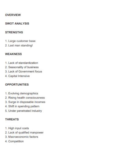 Gym SWOT Analysis 11 Examples Format Pdf