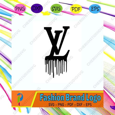Louis Vuitton Dripping Logo Svg Logo Svg Louis Vuitton Svg