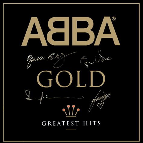 Car Tula Frontal De Abba Gold Greatest Hits Portada