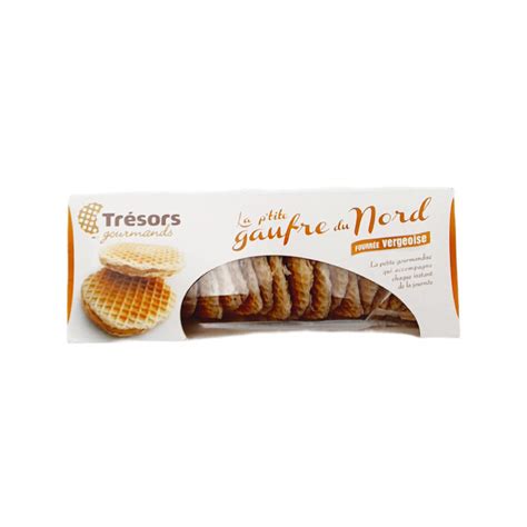 Petites gaufres du Nord fourrées vergeoise 300g Vente Gaufre du Nord