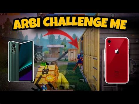 Arbi Challenge Me V M Tdm Match Infinix Fps Vs I Phone Xr
