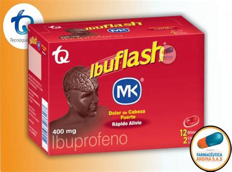 IBUPROFENO 400 MG CAJA X 24 CAPSULAS LIQUIDAS IBUFLASH MK