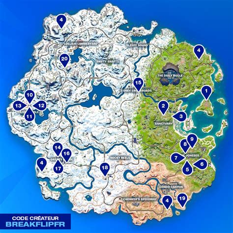 Obtenir des objets auprès de personnages dans Fortnite défi saison 1