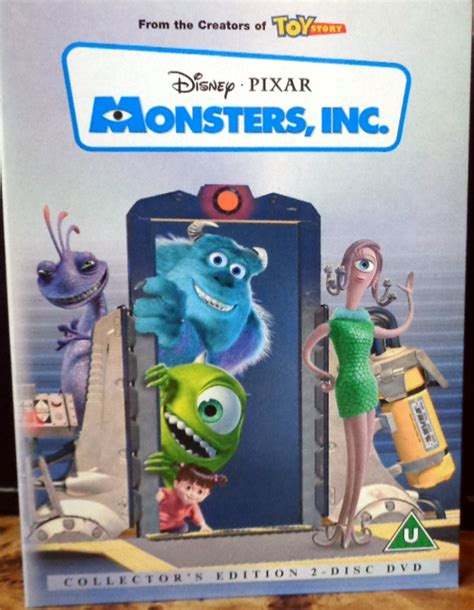 Movies On DVD And Blu Ray Monsters Inc 2001