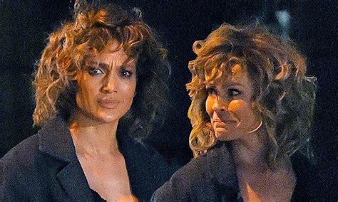 Jennifer Lopez Pairs Off With Her Stunt Double In New York Daily Mail