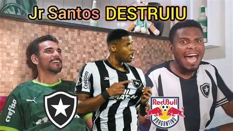 REACT BOTAFOGO 2X1 BRAGANTINO I LIBERTADORES Jr Santos Entrou Para A