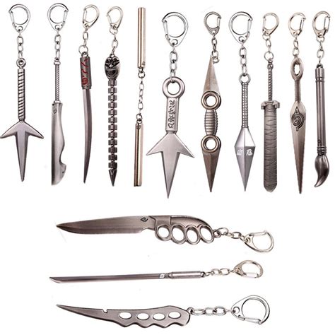 LLavero De Anime Sasuke Uchiha Kunai Para Hombre Y Mujer Llaveros Con