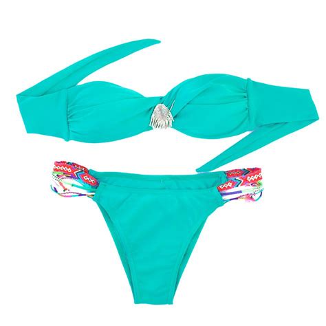 What A Beach Tiny Bikini Set Turquoise In Tiniest Bikini My Xxx Hot Girl