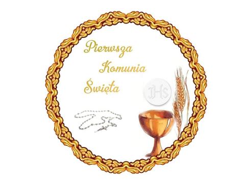 Opłatek na ciasto tort tortowy komunijny Komunia ERLI pl