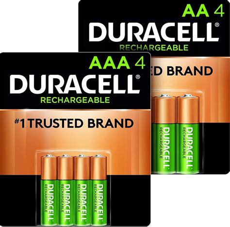 Pilha Recarregável AA Pequena DURACELL 4 unidades Pilha