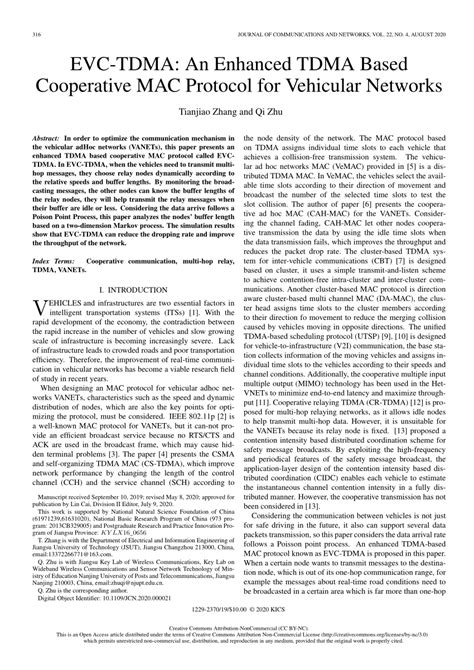 pdf evc tdma an enhanced tdma based cooperative mac protocol for vehicular networks