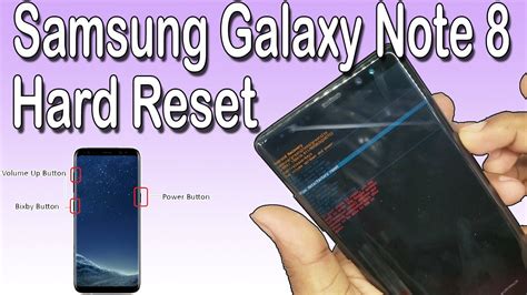 How To Reset Samsung Galaxy Note 8 SM N950F Hard Reset And Soft Reset