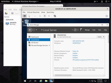Fedora Kvm Create Virtual Machine Gui Server World