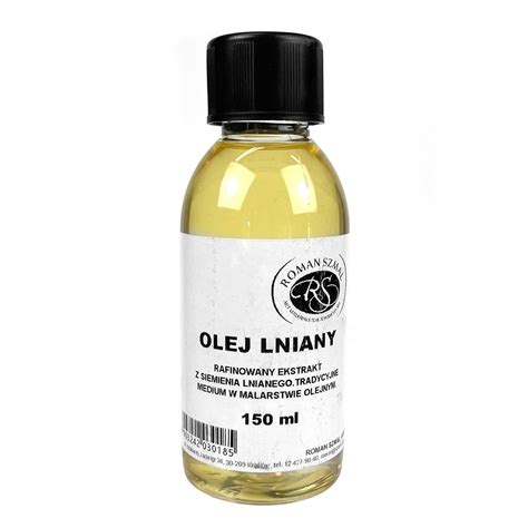 Olej Lniany Do Farb Olejnych Rafinowany Roman Szmal Ml
