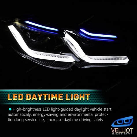 For BMW 5 Series F10 F11 2010 2013 Xenon HID W Adaptive Modified LED