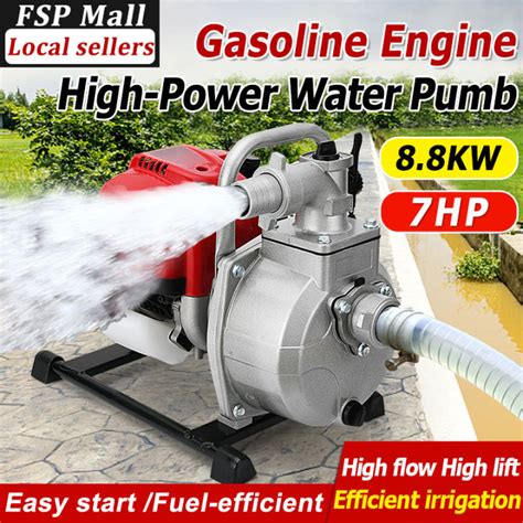 Gasoline Water Pump Heavy Duty Stroke Gasoline Engine Water Pump