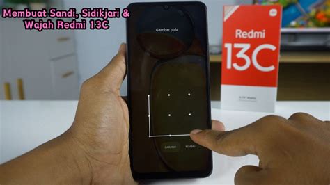 Cara Membuat Sandi Sidikjari Wajah HP Redmi 13C YouTube