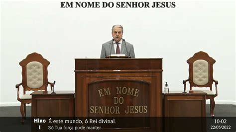 CCB HINO 01 CRISTO MEU MESTRE YouTube
