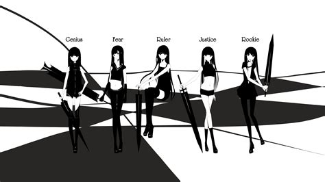 976897 Simple Background Short Hair Scarf Long Hair Thigh Highs Anime Girls Original