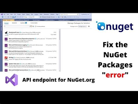 Common Errors While Restoring Nuget Packages Troubleshooting Tips And