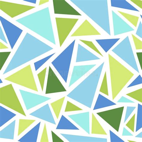 Triangles Geometric Abstract Shapes Flat Silhouette Seamless Pattern
