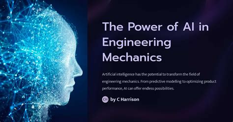 The Power Of Ai In Engineering Mechanics
