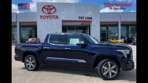 2022 TOYOTA Tundra Capstone Edition CrewMax Hybrid 4WD In Blueprint