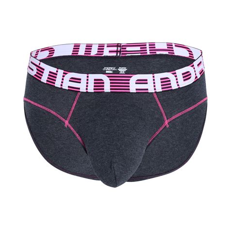 Andrew Christian Almost Naked Hang Free Briefs Charcoal INDERWEAR