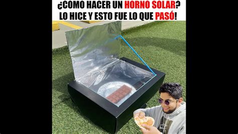 Horno Solar Casero Paso A Paso