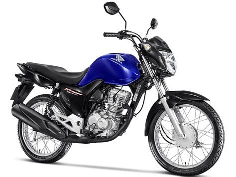 Galeria de fotos Honda CG 160 Start 2023 ganha cor azul veja preço e