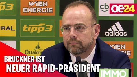 Paukenschlag Bruckner neuer Rapid Präsident YouTube