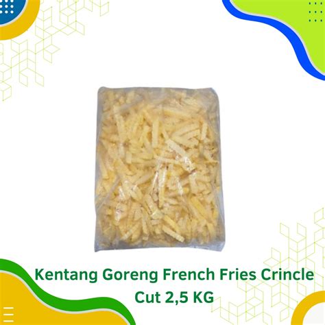 Jual Distributor KENTANG GORENG FRENCH FRIES CRINCLE CUT AVIKO 2 5 KG