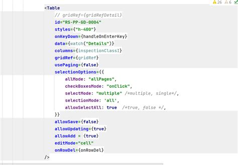 reactjs how to add save data in local on data grid devextreme by keyboard enter stack overflow