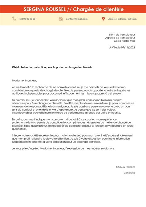 CV chargé de clientèle Modèle à Télécharger 2023 UPCVUP