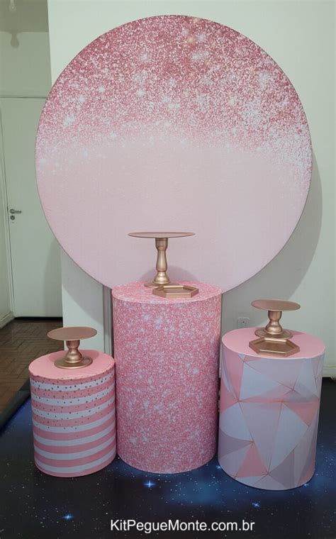 Rose Gold Kit Pegue E Monte Para Aluguel Em Sp