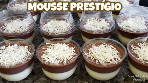 Mousse Prest Gio No Pote Fature Muito Sobremesas No Pote Mousse