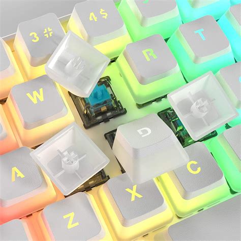 Buy Gk Gamakay Mk Rgb Pudding Keyboard Keys Gateron Optical