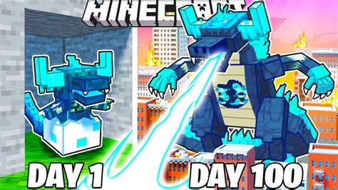 I Survived Days As Warden Godzilla In Minecraft