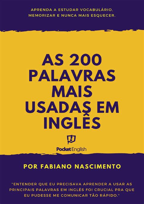 As 200 Palavras Mais Usadas Em Ingles English