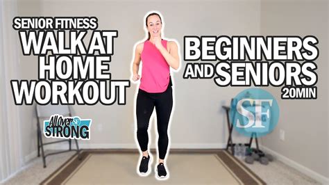 Walk At Home Workout For Beginners And Seniors 20min YouTube