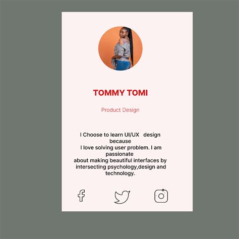 Profile Card Figma
