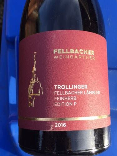 Fellbacher Weingärtner Merlot Fellbacher Lämmler Edition P Trocken
