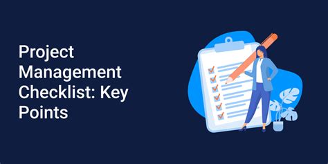 Project Management Checklist Key Points Bordio