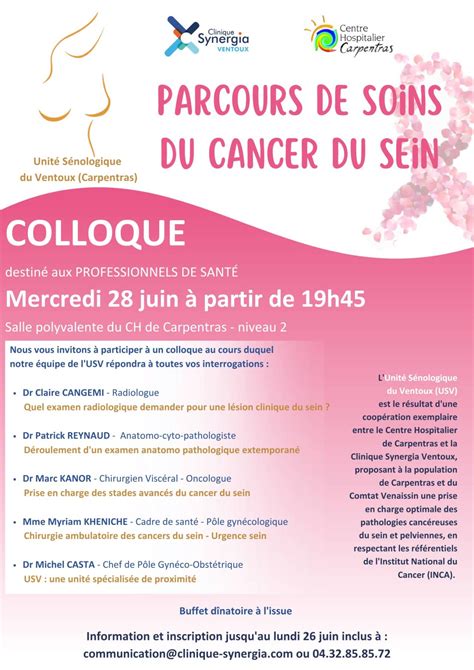 Parcours De Soin Du Cancer Du Sein CPTS Synapse Comtat Venaissin