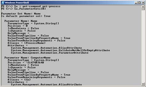 use the get command powershell cmdlet to find parameter set information scripting blog [archived]