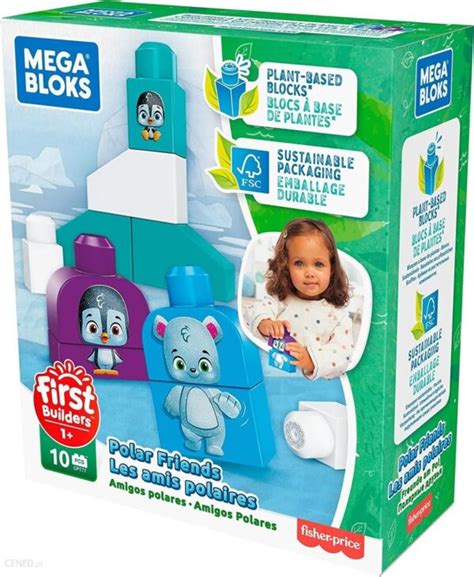 Mega Bloks Ekoprzyjaciele Polarne zwierzątka Zestaw klocków GPT77