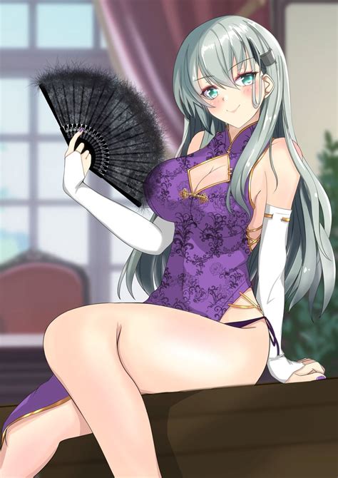 Suzuya Kantai Collection Drawn By Nitamako Sakamalh Danbooru