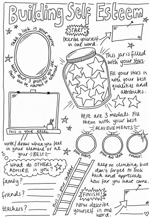 Self Esteem Activities Teen Therapy Adolescent Therapy