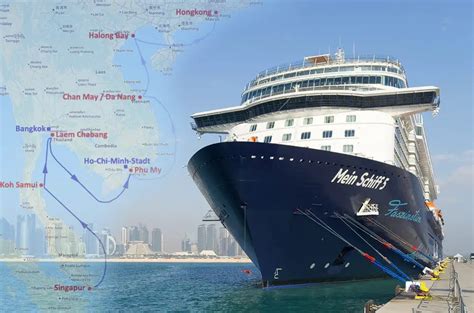 Asiatische Exotik Schnuppern Mit Der Mein Schiff 5 Von Singapur Nach
